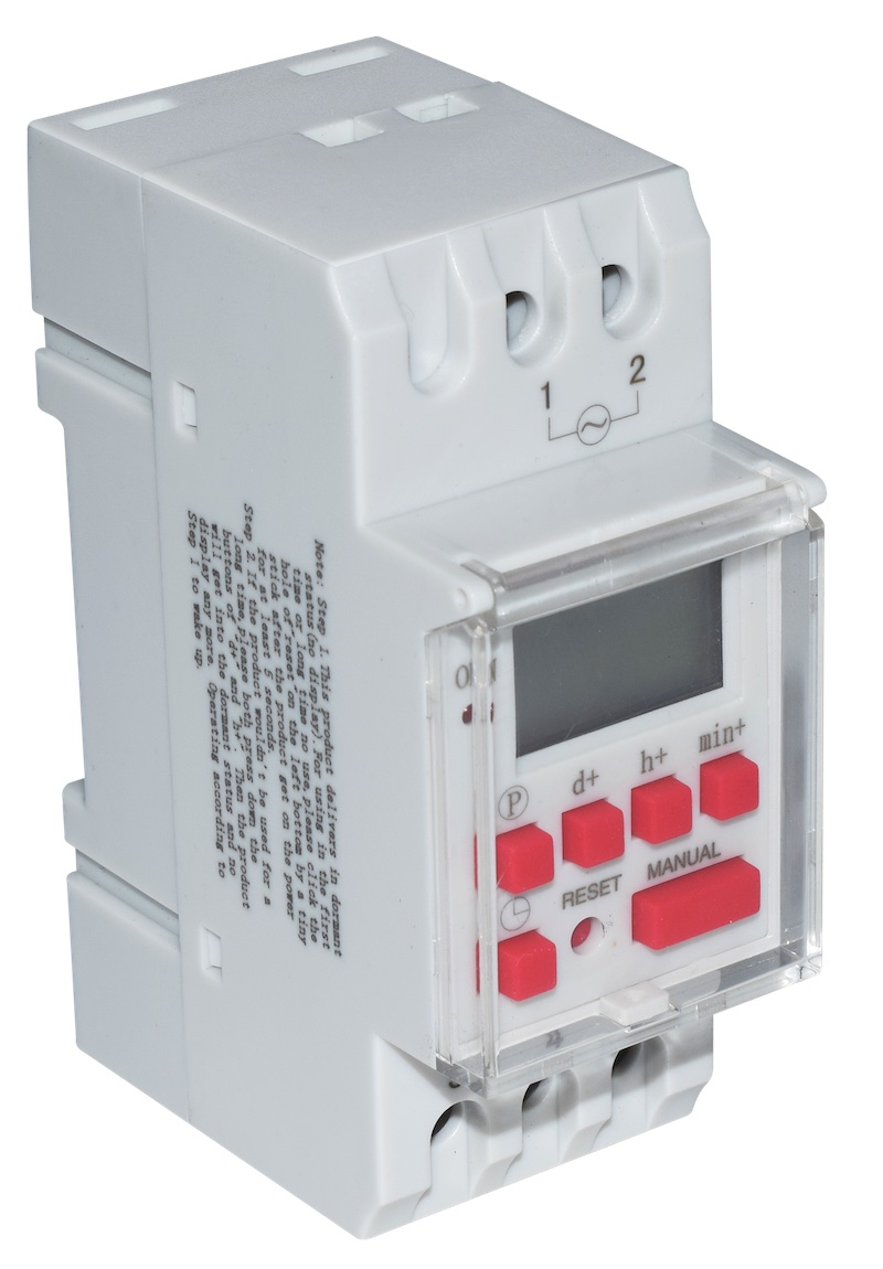 ELECCON | INTERRUPTOR HORARIO DIGITAL DIA/SEMANAL 230VAC 16 ON/16 OFF SHKG816B230