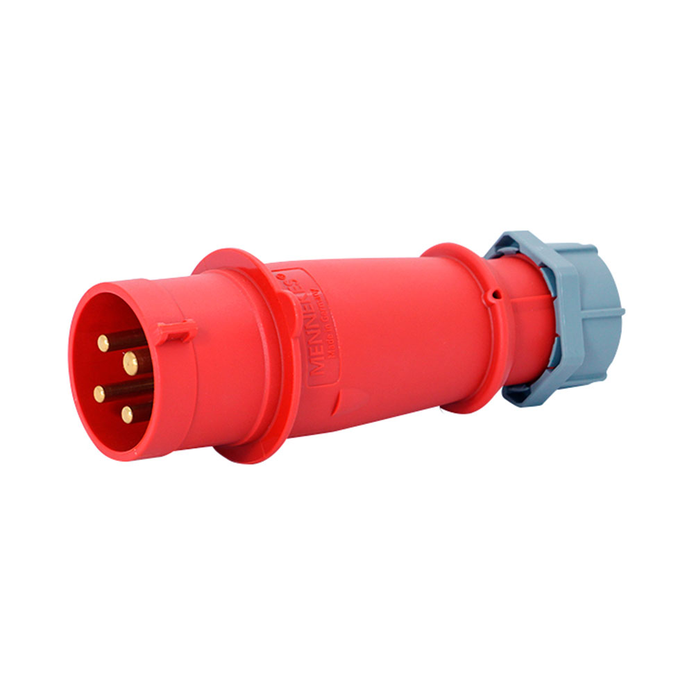 ELECCON | ENCHUFE 32AMP 3P+T 415V ROJO 6H IP44