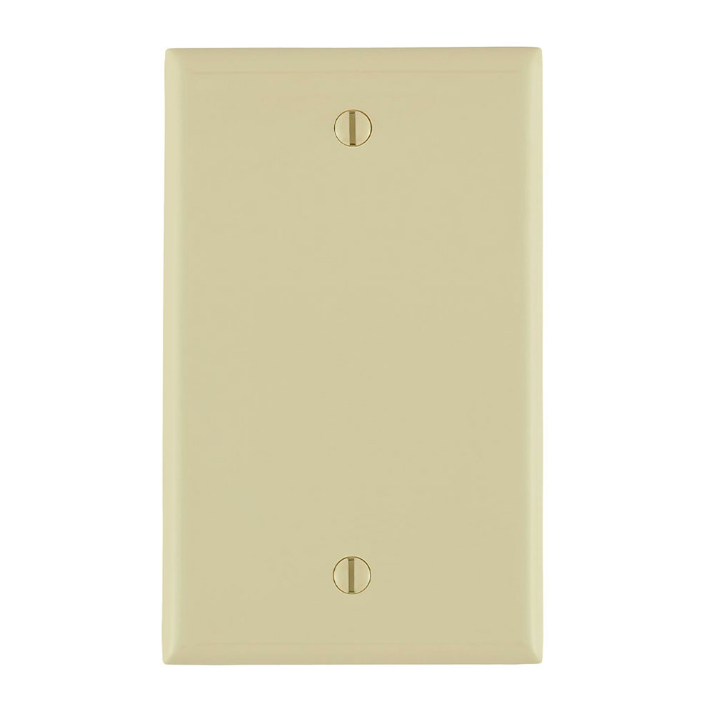 ELECCON | PLACA CIEGA NYLON MARFIL