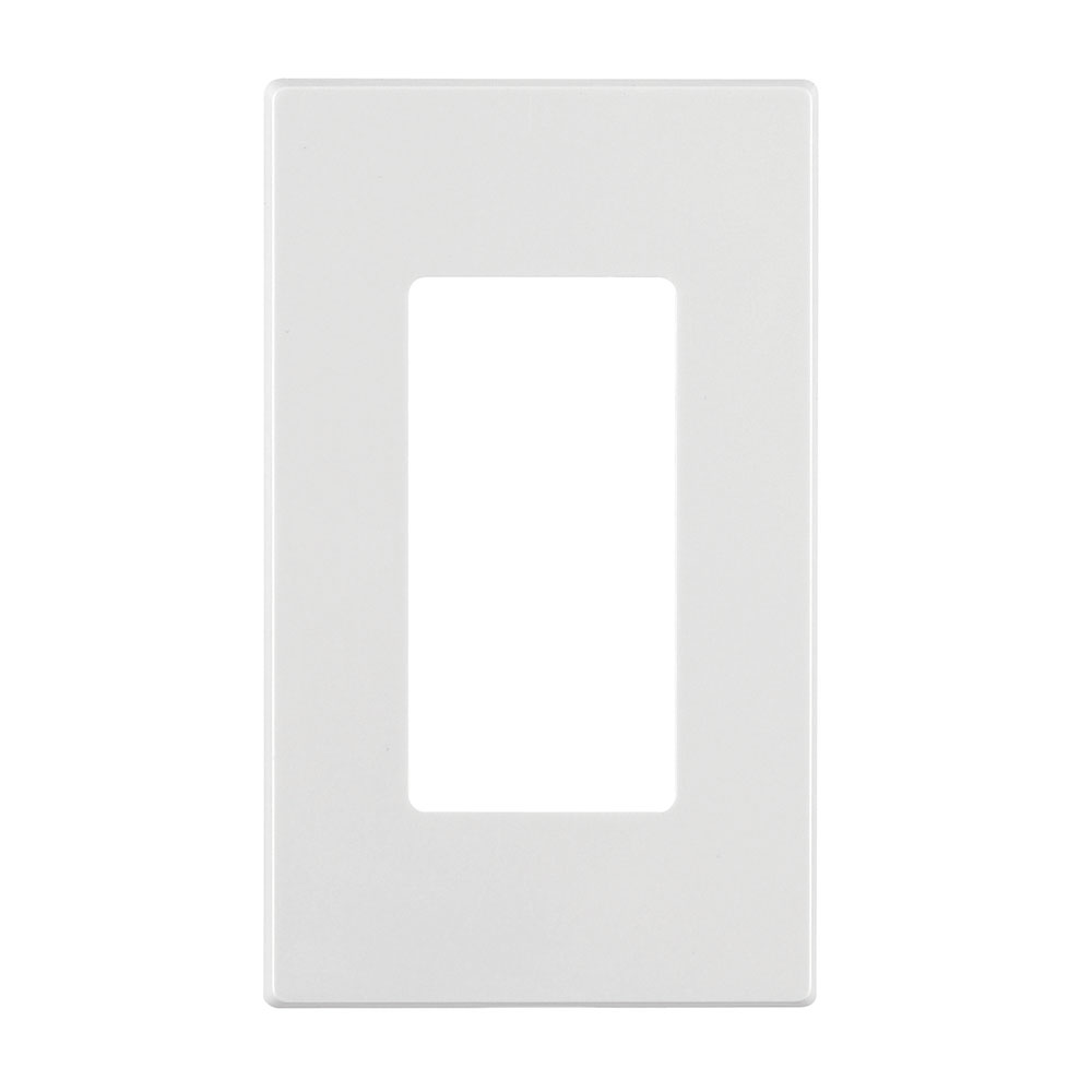 ELECCON | PLACA SIMPLE DECORA PLUS NYLON BLANCA