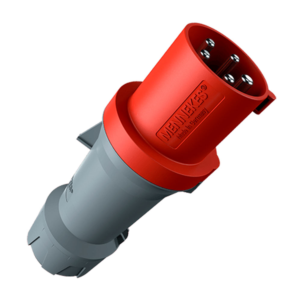 ELECCON | ENCHUFE 63AMP 3P+N+T 415V ROJO 6H IP44 POWERTOP PLUS